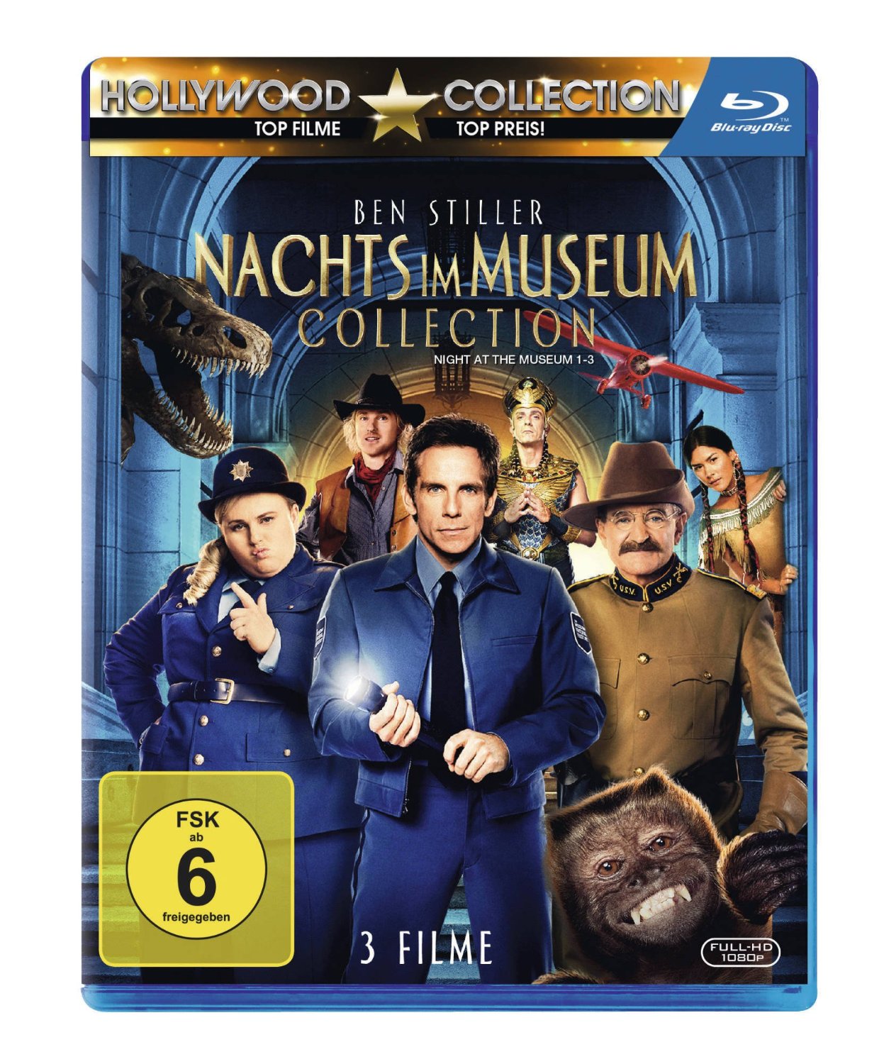 Nachts im Museum 1-3 [Blu-ray] für 12,99€ inkl. VSK › Bluray-Dealz.de