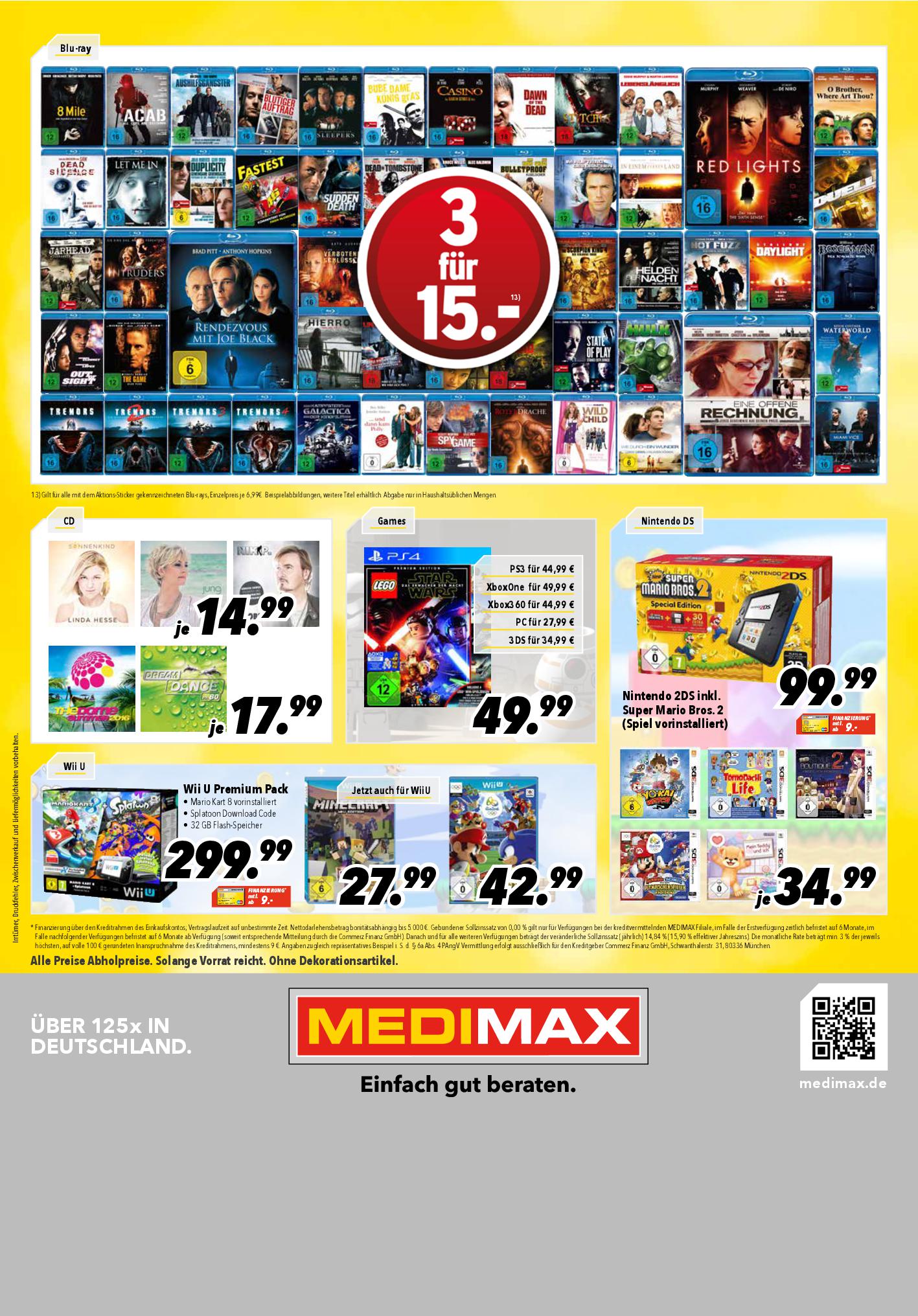 MediMax: 3 Blu-ray Filme für 15€ z.B. Sudden Death, Hulk, Hot Fuzz ...