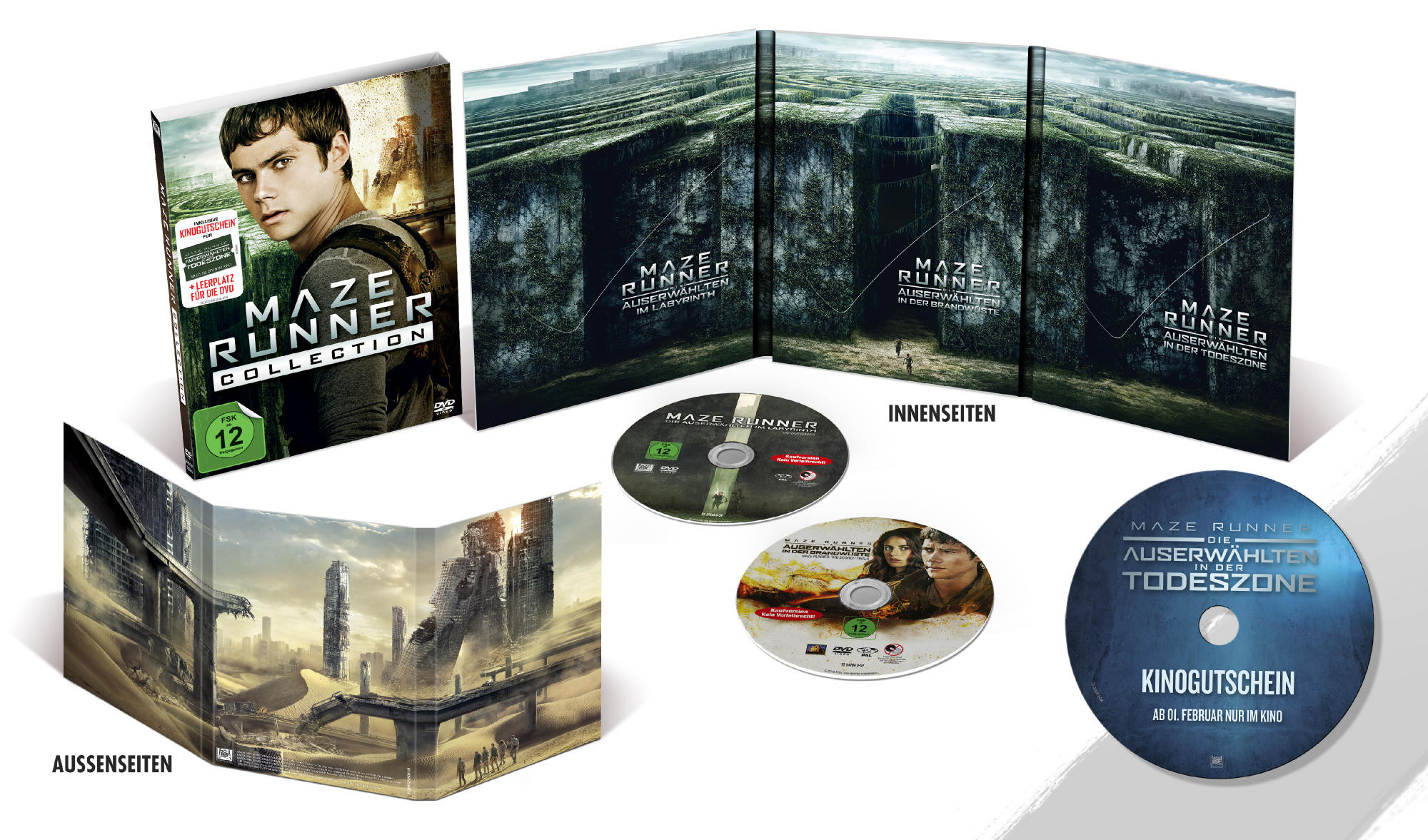 Müller.de: Maze Runner Collection (inkl. Kinogutschein für Teil 3) für ...