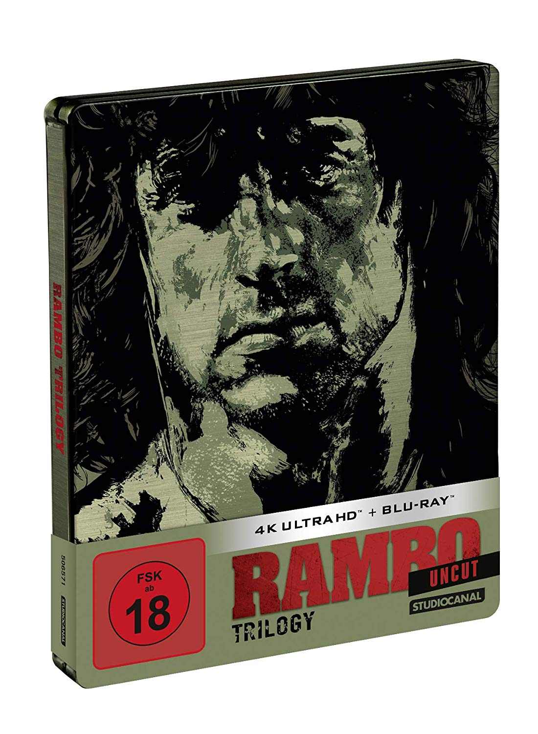 Rambo Trilogy (Steelbook) [4K UHD Blu-ray + Blu-ray] für 19,78€ + VSK ...