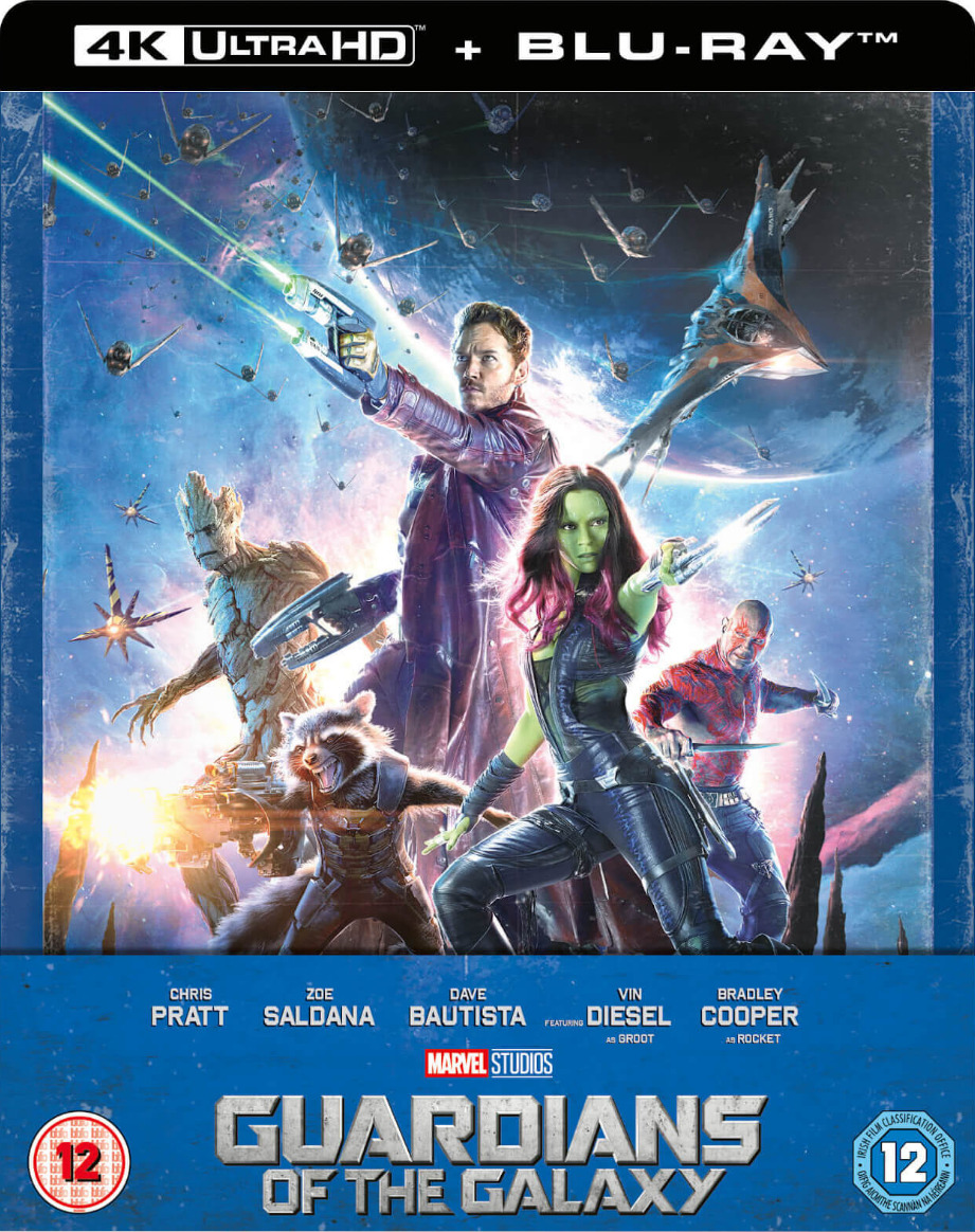 Guardians Of The Galaxy Zavvi Exclusive Steelbook [4k Uhd Blu Ray