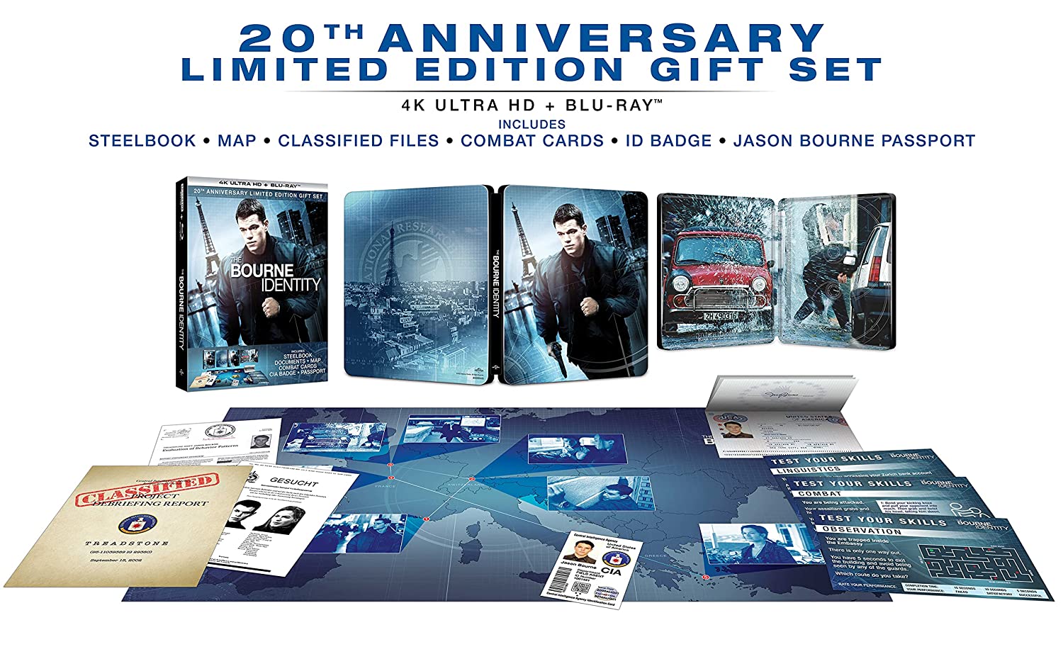 Die Bourne Identität – Steelbook Plus [4K Ultra HD + Blu-ray] für 10€ › Bluray-Dealz.de