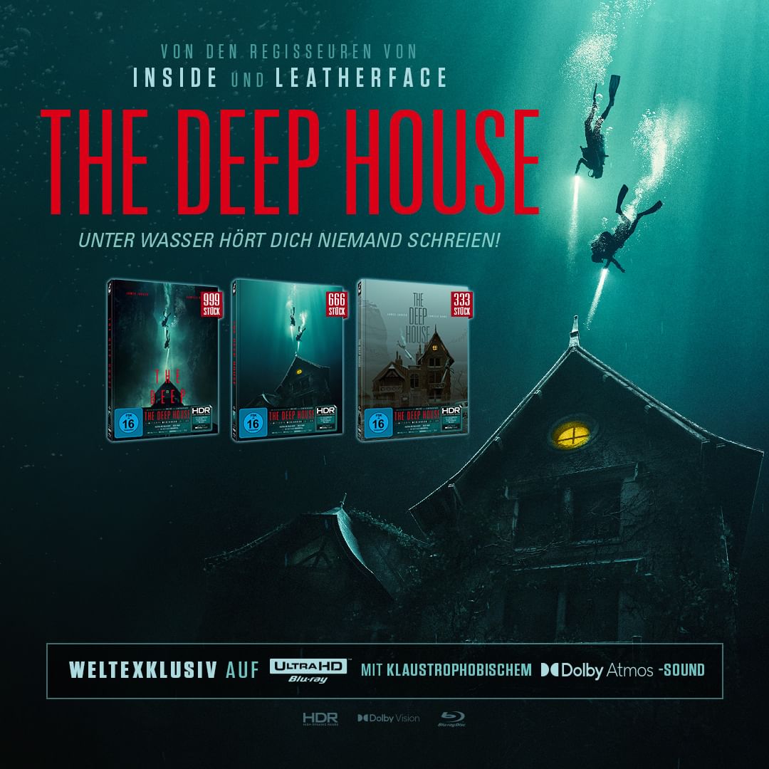 Turbine-Shop.de: The Deep House (2021) 3x Mediabook [4K UHD + Blu-ray ...